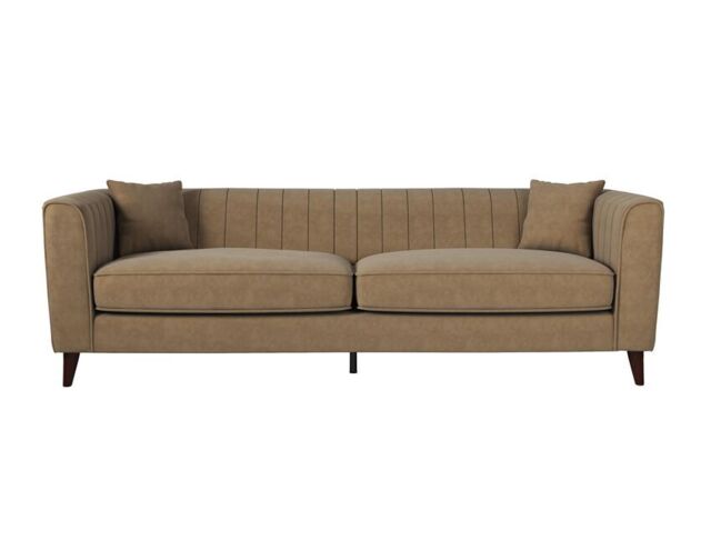 ScS Living Brown Margo Fabric 4 Seater Sofa by SCS | ufurnish.com