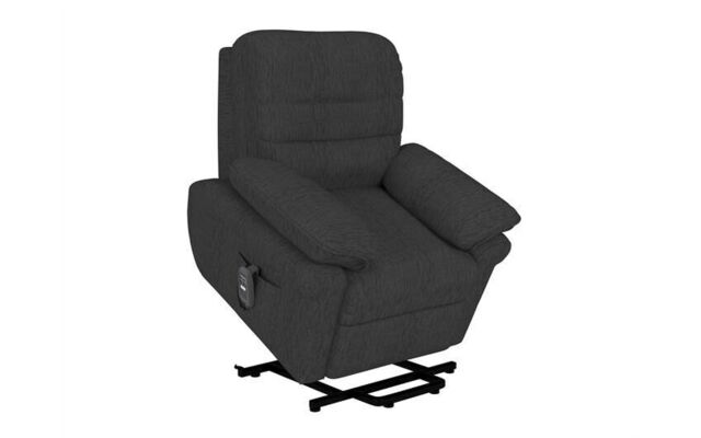 ScS Living Black Pendle Fabric Lift & Rise Chair by SCS | ufurnish.com