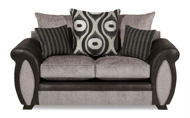 ScS Living Grey Maddie Fabric 2 Seater Scatter Back Sofa by SCS ...