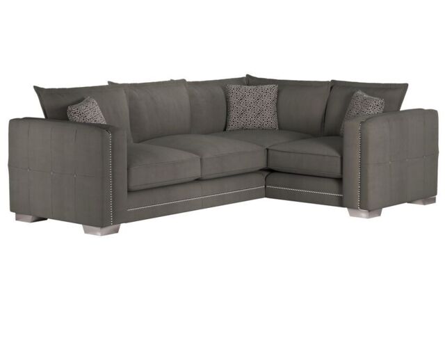 Grey LLB Regency Fabric 3 Corner 1 Sofa by SCS | ufurnish.com