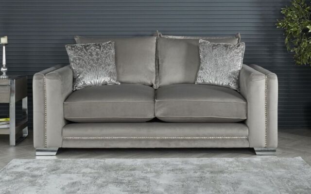 LLB Regency Fabric 3 Seater Sofa by SCS | ufurnish.com