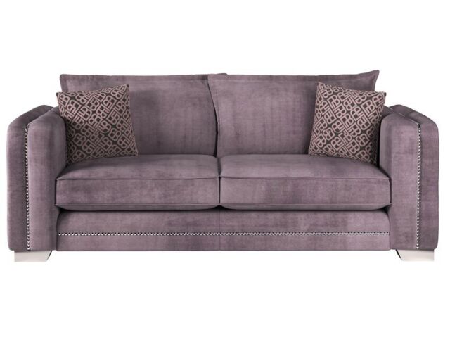 Pink LLB Regency Fabric 4 Seater Sofa by SCS | ufurnish.com