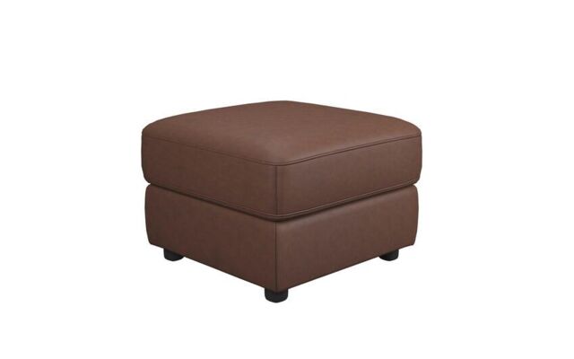 La-Z-Boy Brown Daytona Leather Storage Footstool by SCS | ufurnish.com