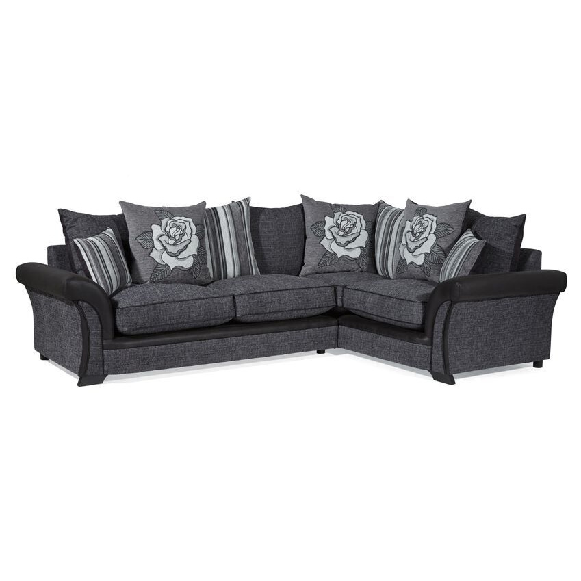 ScS Living Grey Piper Fabric 2 Corner 1 Scatter Back Sofa by SCS ...