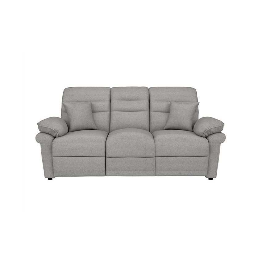 ScS Living Silver Pendle Fabric 3 Seater Static Sofa by SCS | ufurnish.com