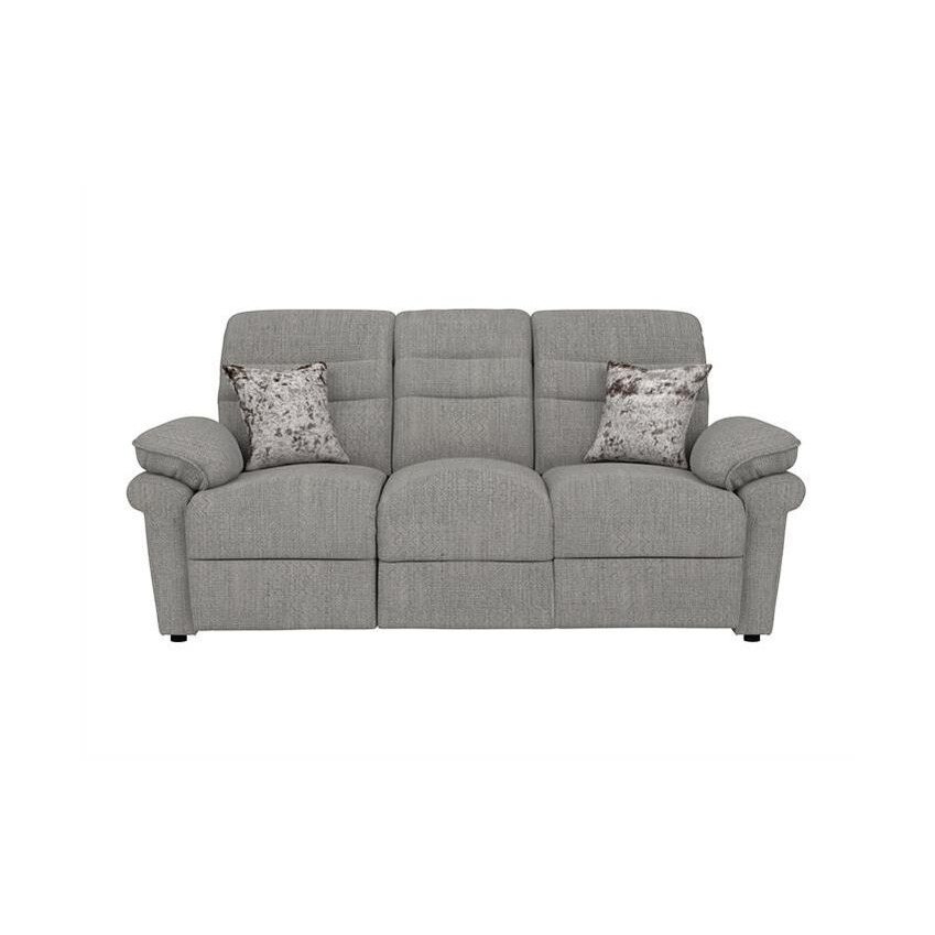 ScS Living Grey Pendle Fabric 3 Seater Static Sofa by SCS | ufurnish.com