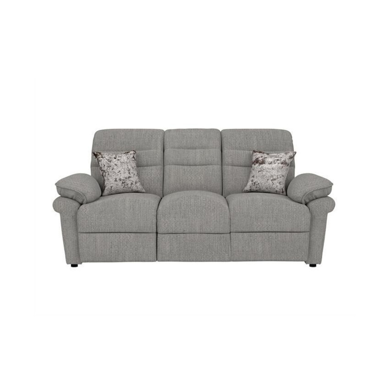 ScS Living Grey Pendle Fabric 3 Seater Static Sofa by SCS | ufurnish.com