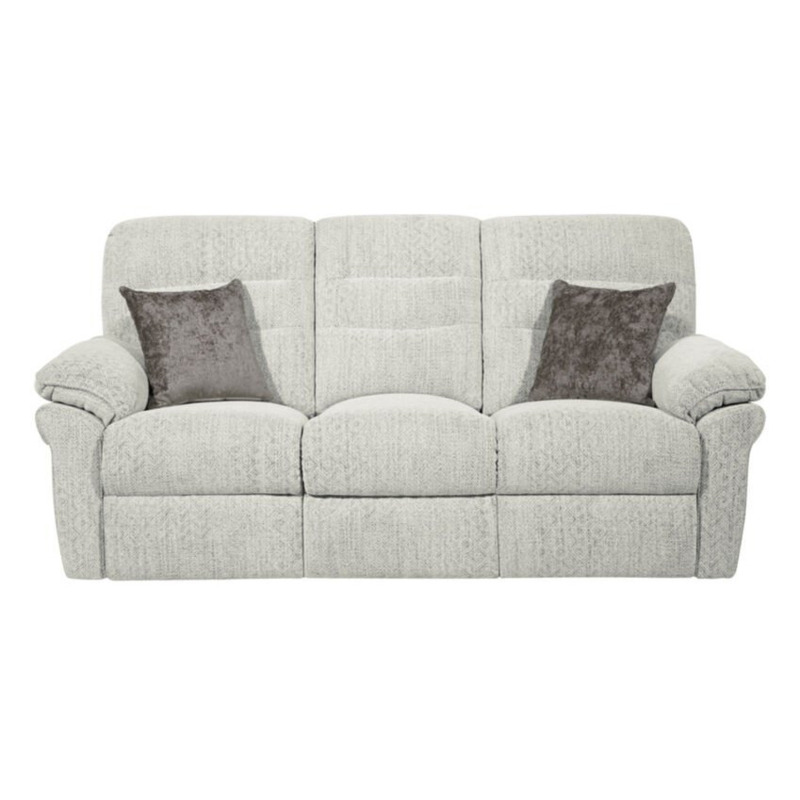 ScS Living Grey Pendle Fabric 3 Seater Static Sofa by SCS | ufurnish.com