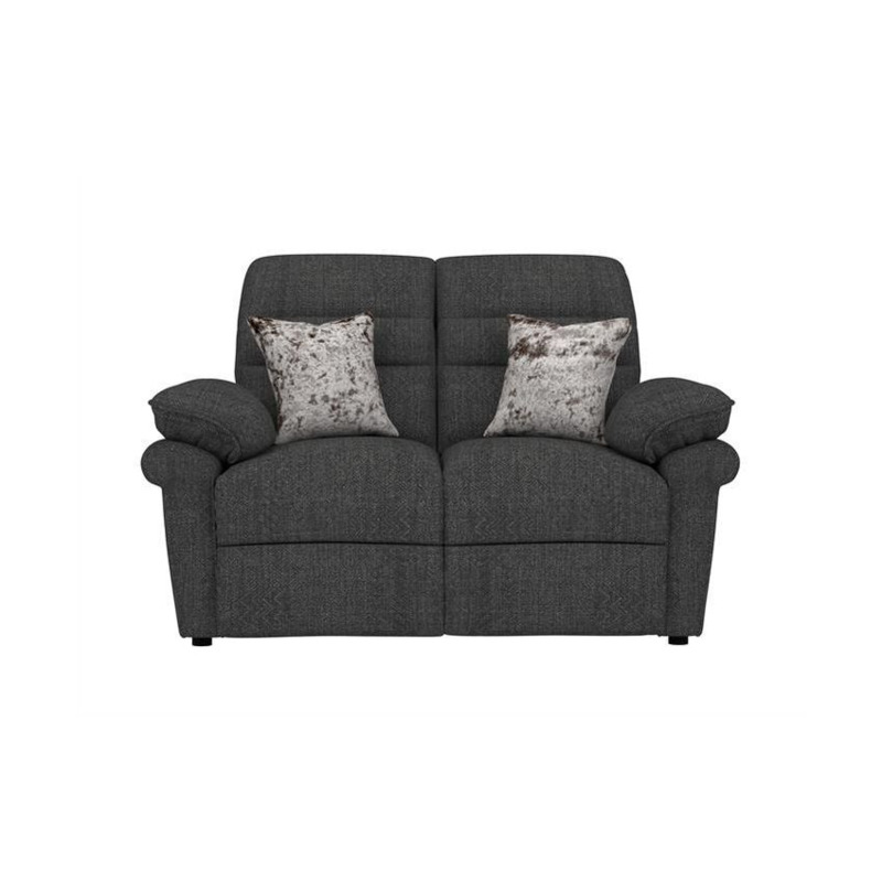 ScS Living Black Pendle Fabric 2 Seater Static Sofa by SCS | ufurnish.com