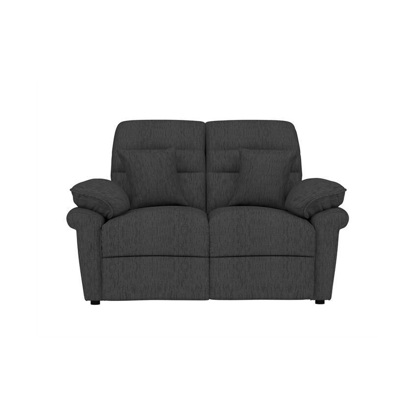 ScS Living Black Pendle Fabric 2 Seater Static Sofa by SCS | ufurnish.com