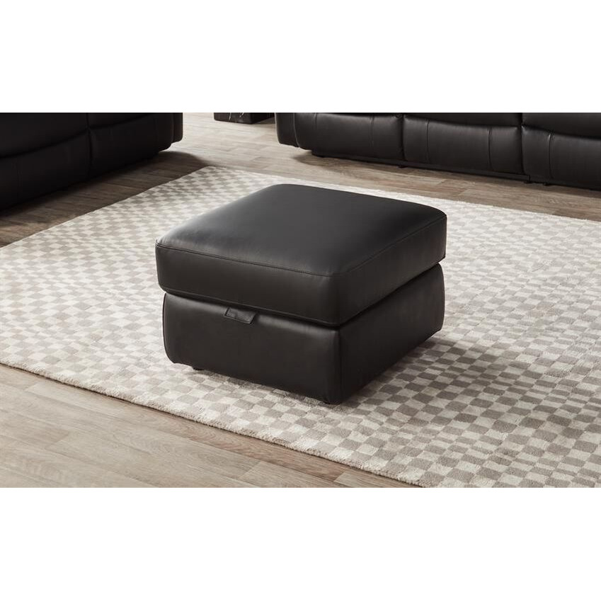 La-Z-Boy Staten Leather Storage Footstool by SCS | ufurnish.com