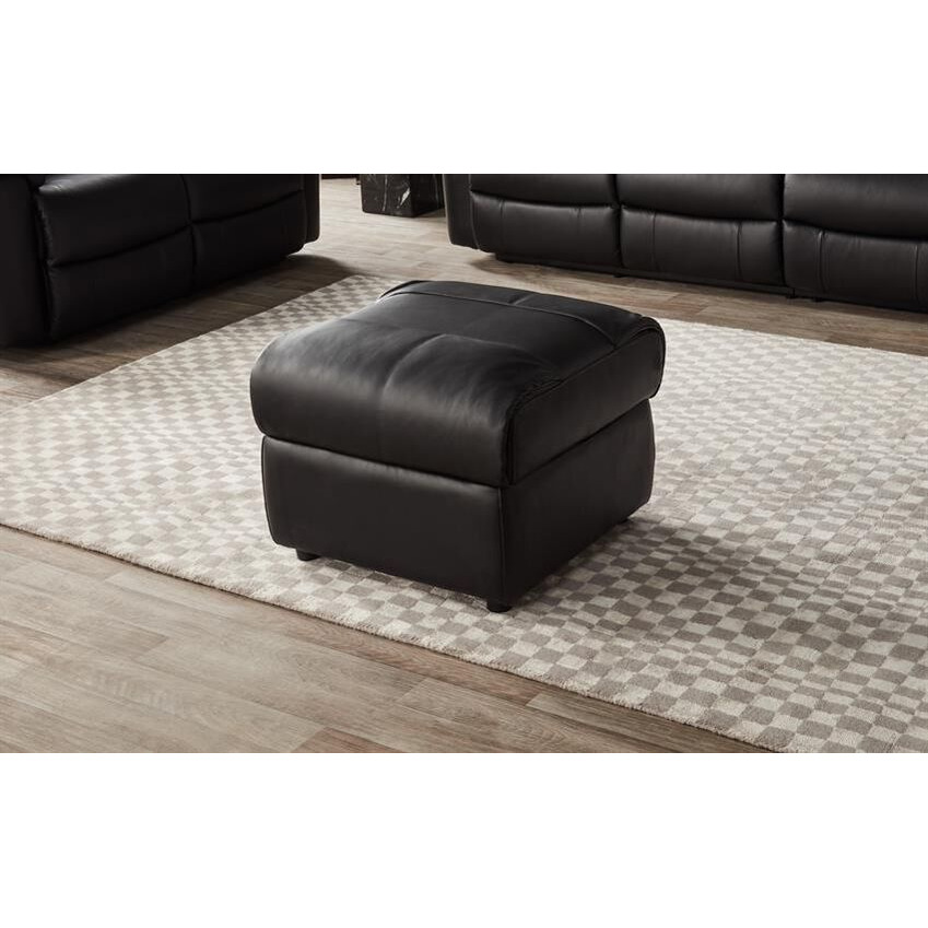 La-Z-Boy Staten Leather Footstool by SCS | ufurnish.com