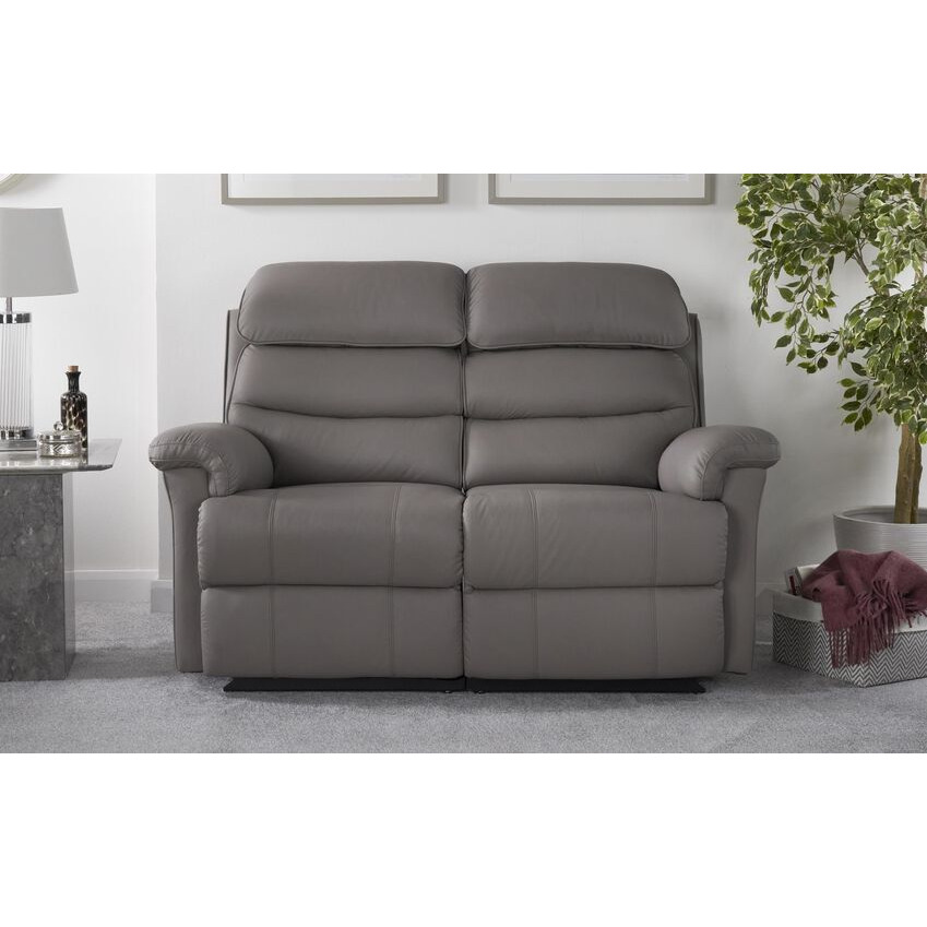 La-Z-Boy Tulsa Leather 2 Seater Static Sofa by SCS | ufurnish.com