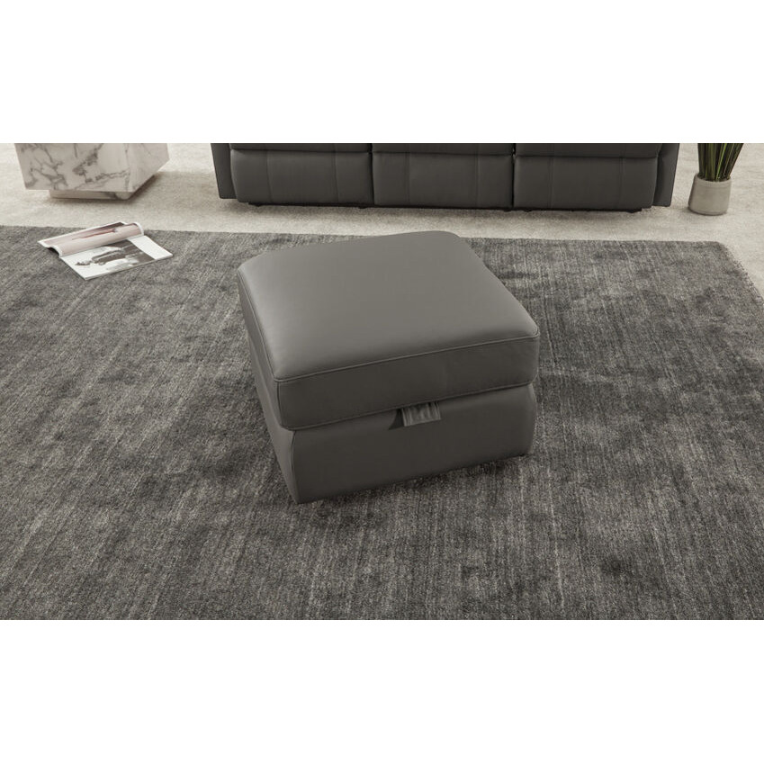 La-Z-Boy Tulsa Leather Storage Footstool by SCS | ufurnish.com