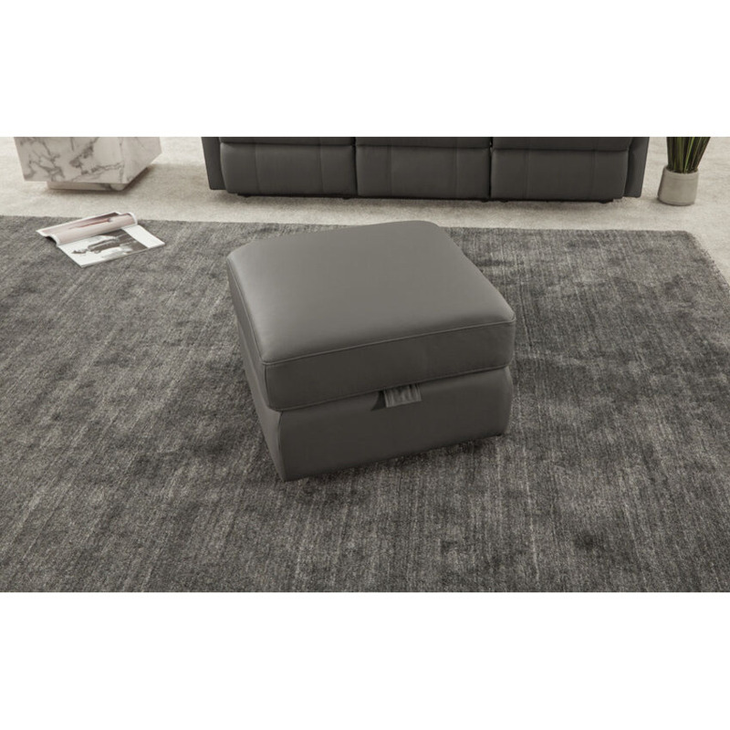 La-Z-Boy Tulsa Leather Storage Footstool by SCS | ufurnish.com