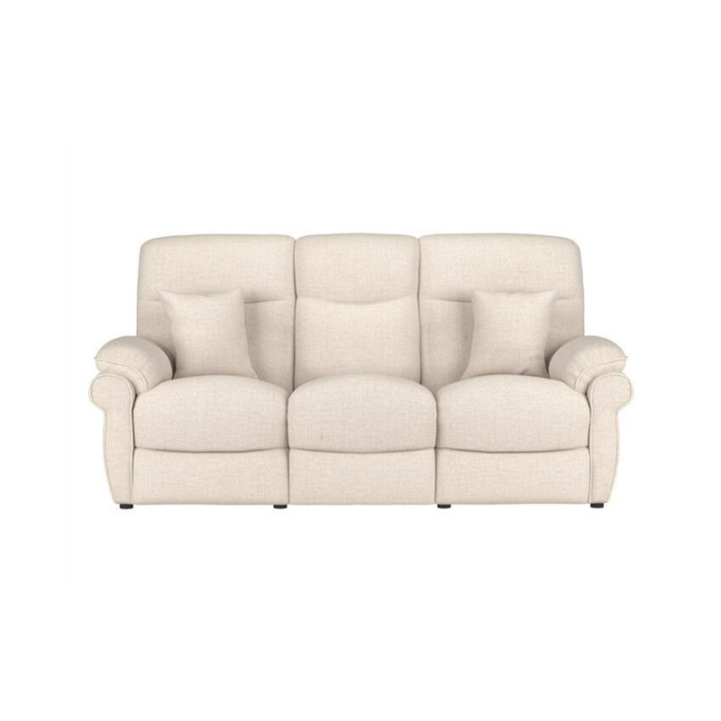 ScS Living Cream Kelbrook Fabric 3 Seater Static Sofa by SCS | ufurnish.com