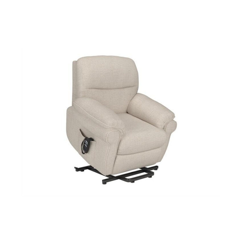 ScS Living Cream Kelbrook Fabric Lift & Rise Chair by SCS | ufurnish.com