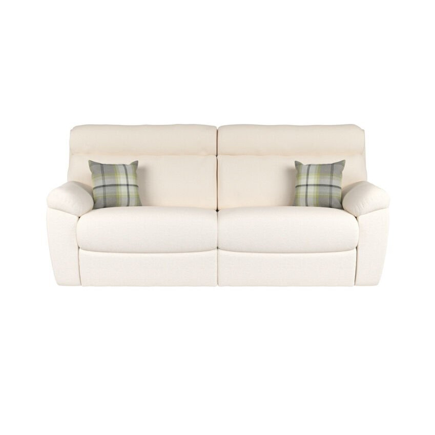 ScS Living Cream Cloud Fabric 3 Seater Split Sofa by SCS | ufurnish.com