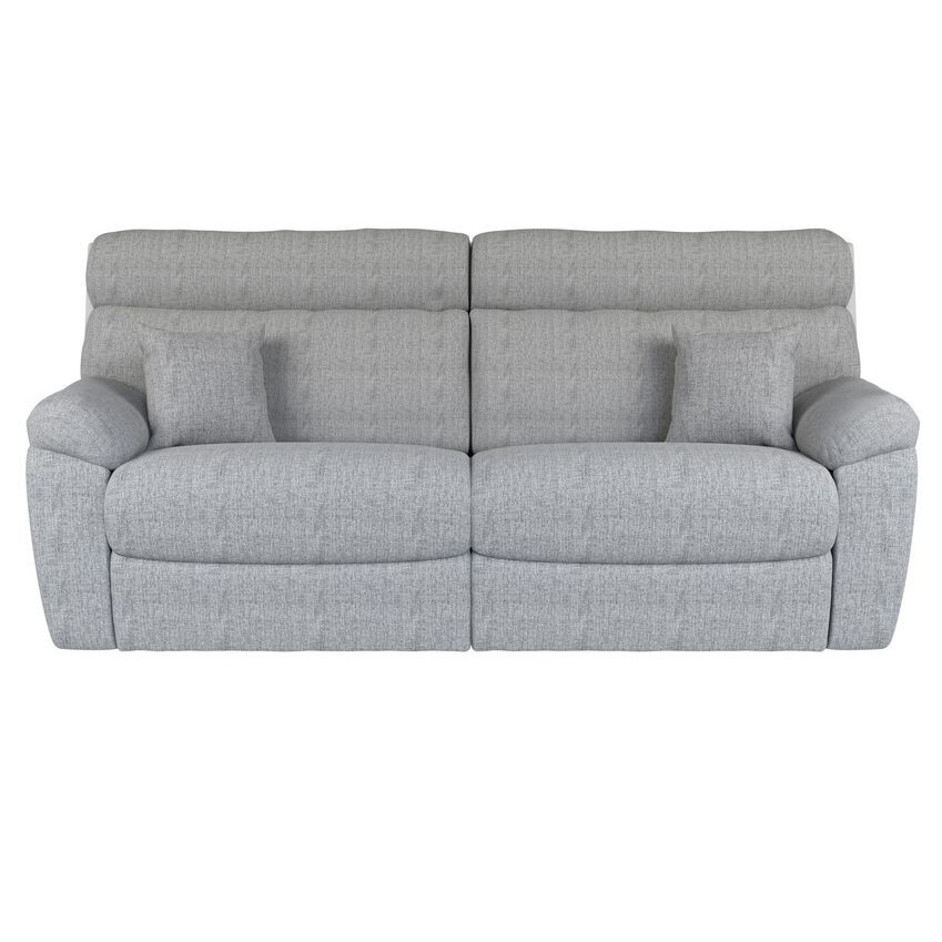 ScS Living Grey Cloud Fabric 3 Seater Static Sofa by SCS | ufurnish.com
