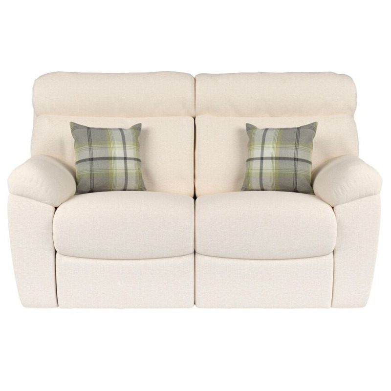 ScS Living Cream Cloud Fabric 2 Seater Static Sofa by SCS | ufurnish.com
