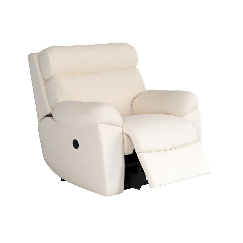 ScS Living Cream Cloud Fabric Power Recliner Chair by SCS | ufurnish.com