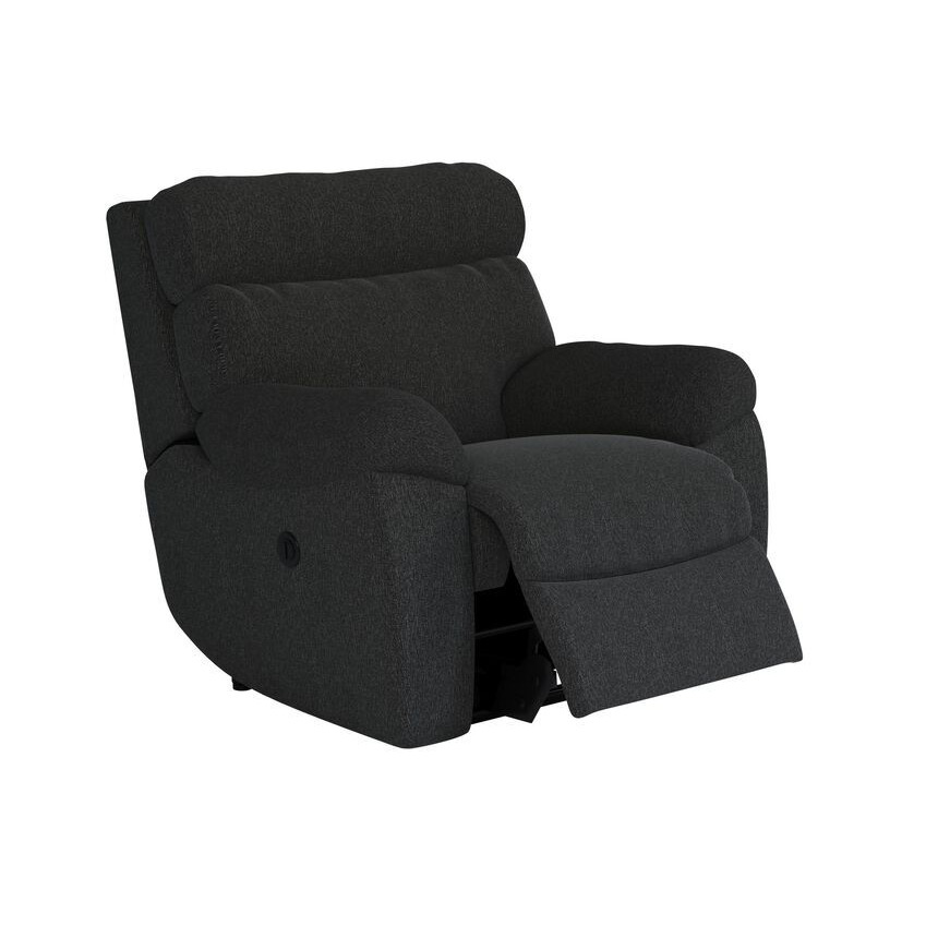 ScS Living Black Cloud Fabric Power Recliner Chair by SCS | ufurnish.com