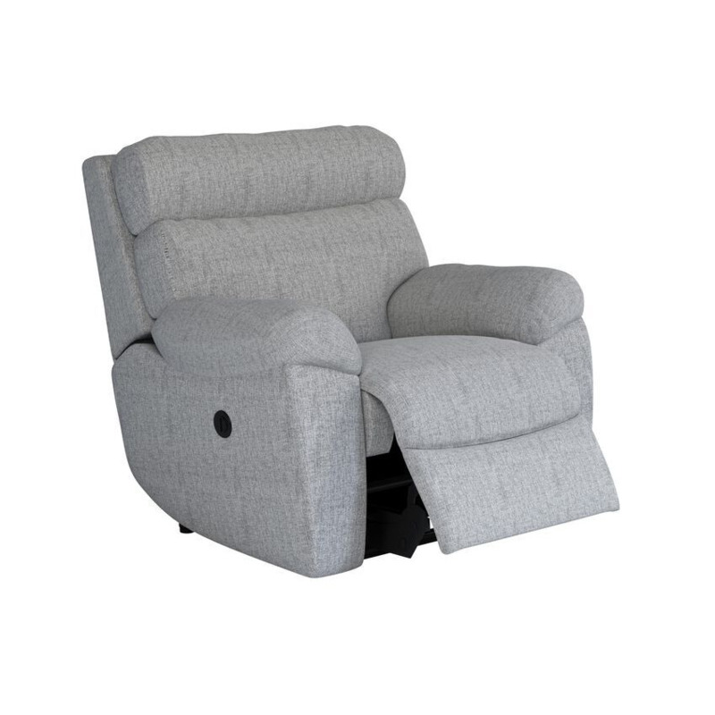 ScS Living Grey Cloud Fabric Power Recliner Chair by SCS | ufurnish.com