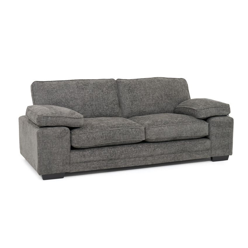 ScS Living Grey Flint Fabric 3 Seater Sofa by SCS | ufurnish.com