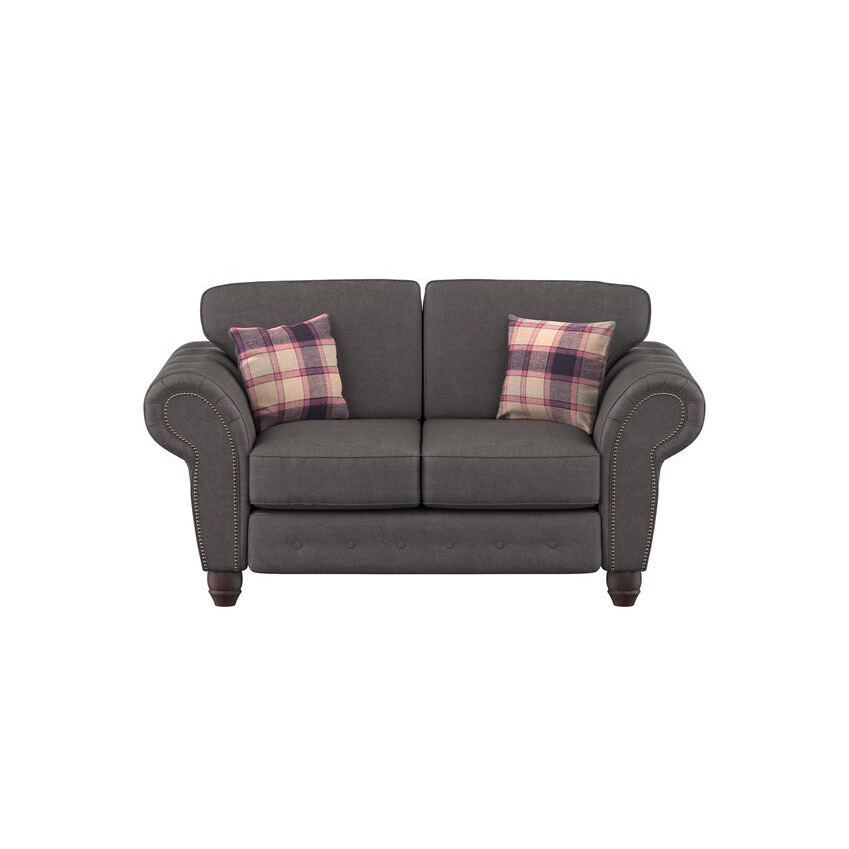 ScS Living Grey County Fabric 2 Seater Standard Back Sofa by SCS ...