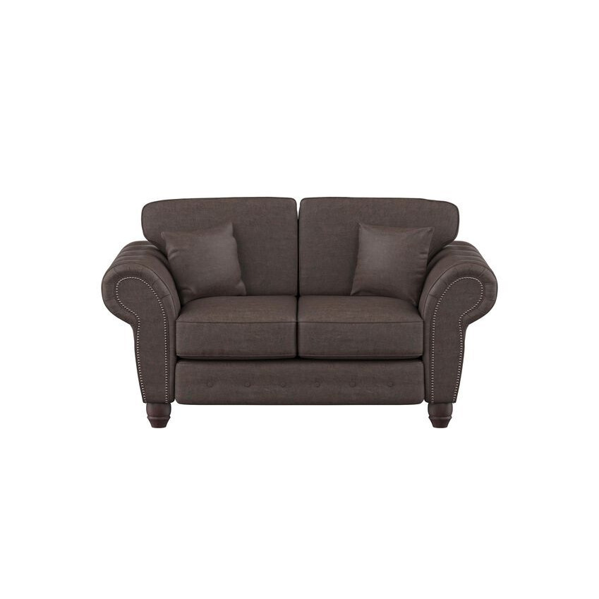 ScS Living Brown County Fabric 2 Seater Standard Back Sofa by SCS ...