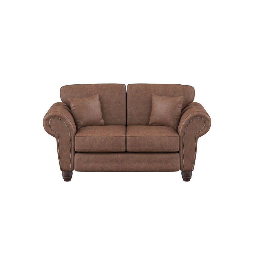 ScS Living Brown County Fabric 2 Seater Standard Back Sofa by SCS ...
