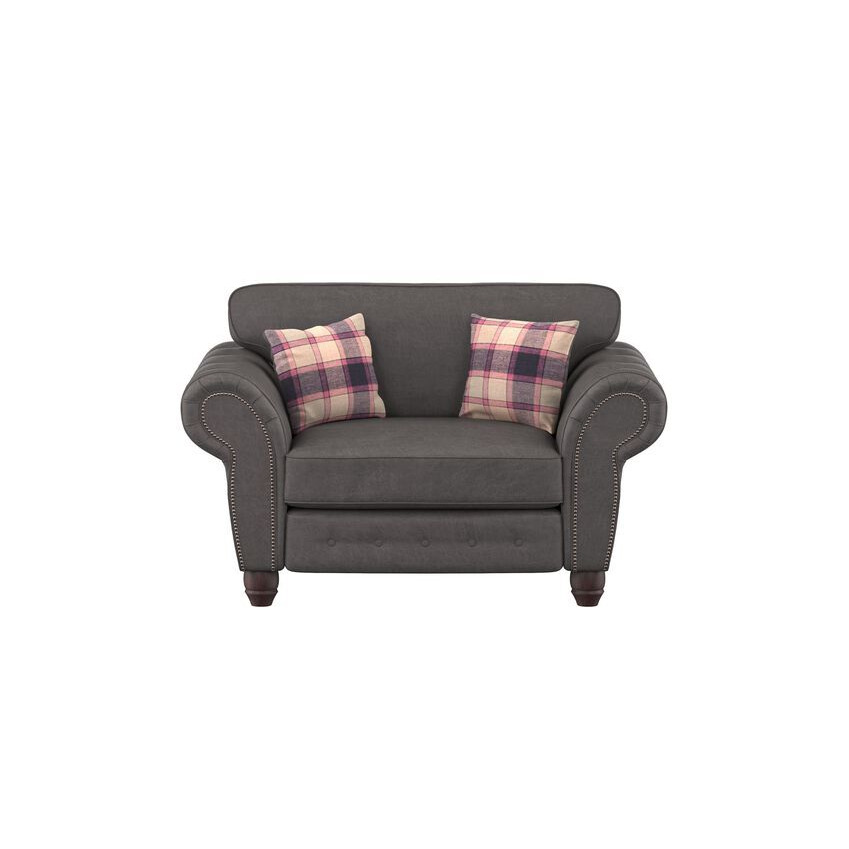 ScS Living Grey County Fabric Standard Back Love Chair by SCS ...