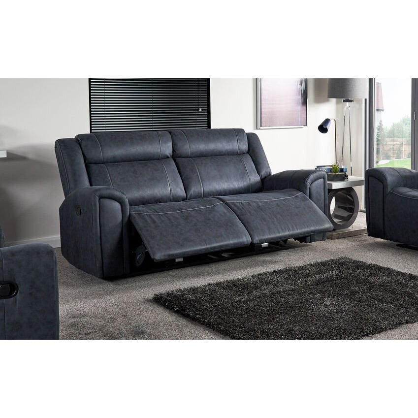Endurance Lorenzo 3 Seater Manual Recliner Sofa by SCS | ufurnish.com