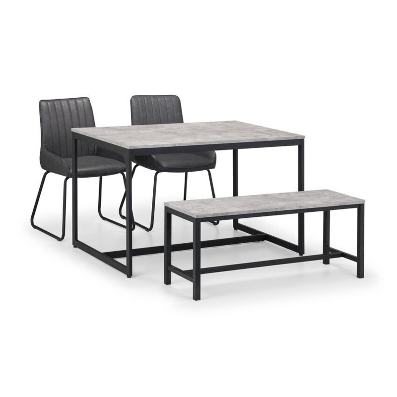 ScS Living Warwick Dining Table, Bench & 2 Chairs by SCS | ufurnish.com