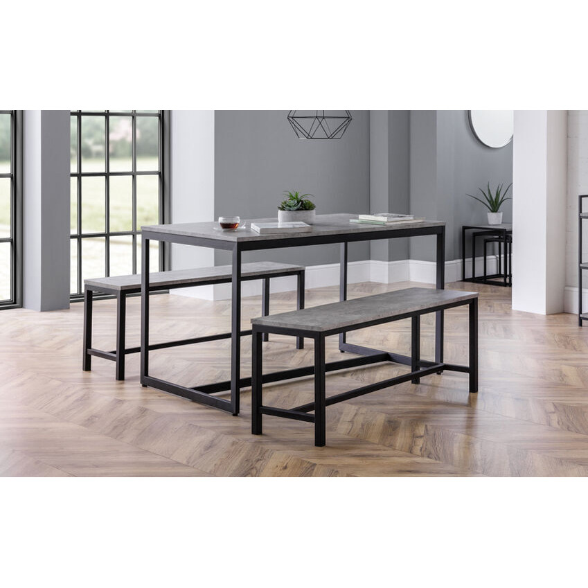 ScS Living Knightsbridge Dining Table & 2 Benches by SCS | ufurnish.com