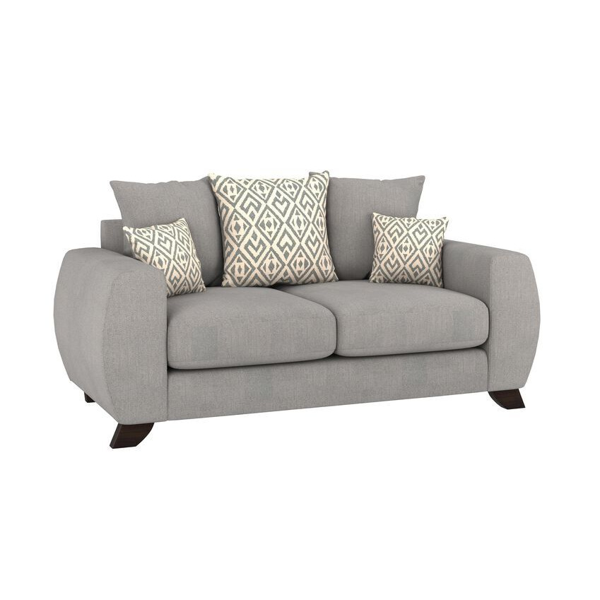 ScS Living Grey Aspen Fabric 2 Seater Scatter Back Sofa by SCS ...