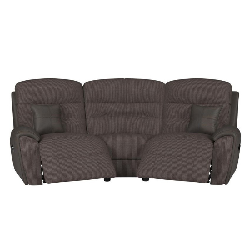 La-Z-Boy Columbus Compact Curved Power Recliner Sofa by SCS | ufurnish.com
