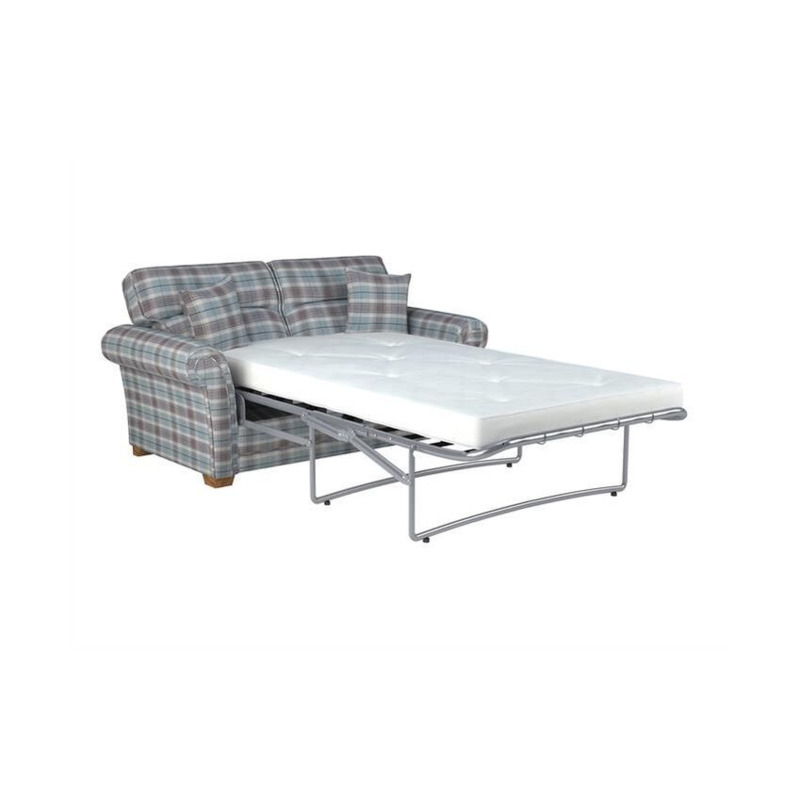Inspire Blue Roseland Fabric 2 Seater Pocket Sprung Standard Back Sofa ...