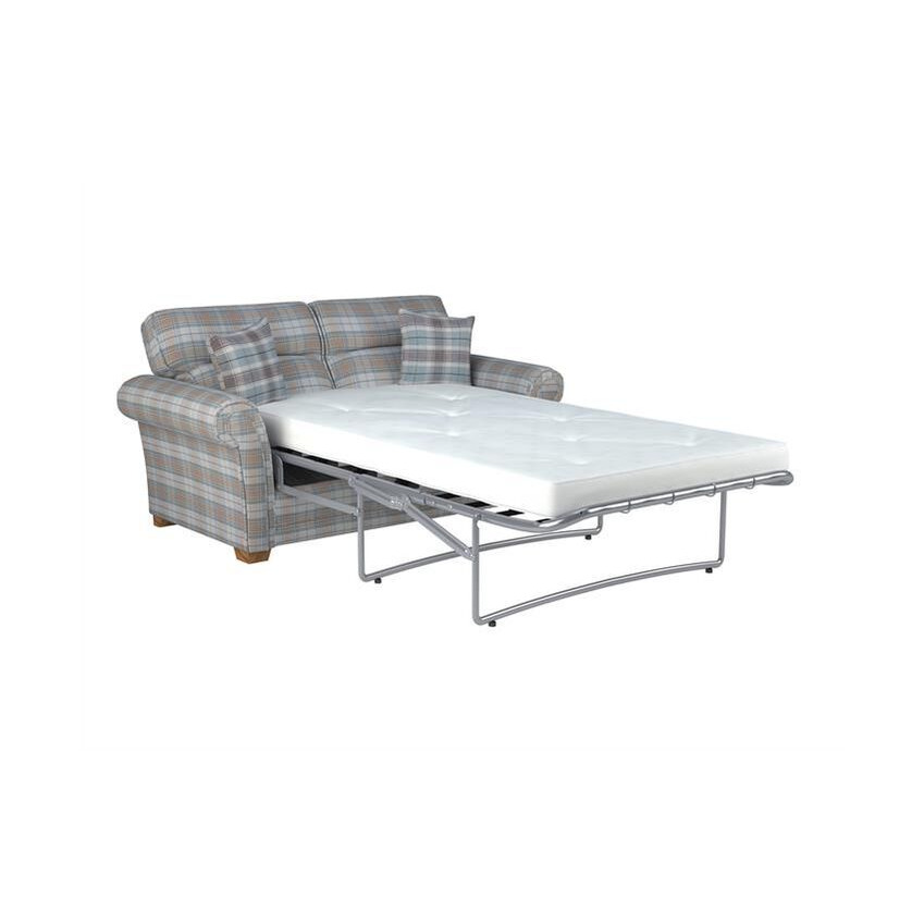 Inspire Brown Roseland Fabric 2 Seater Pocket Sprung Standard Back Sofa ...