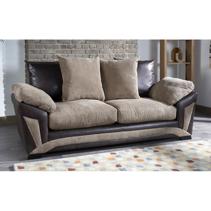 ScS Living Heidi 3 Seater Sofa Scatter Back by SCS | ufurnish.com