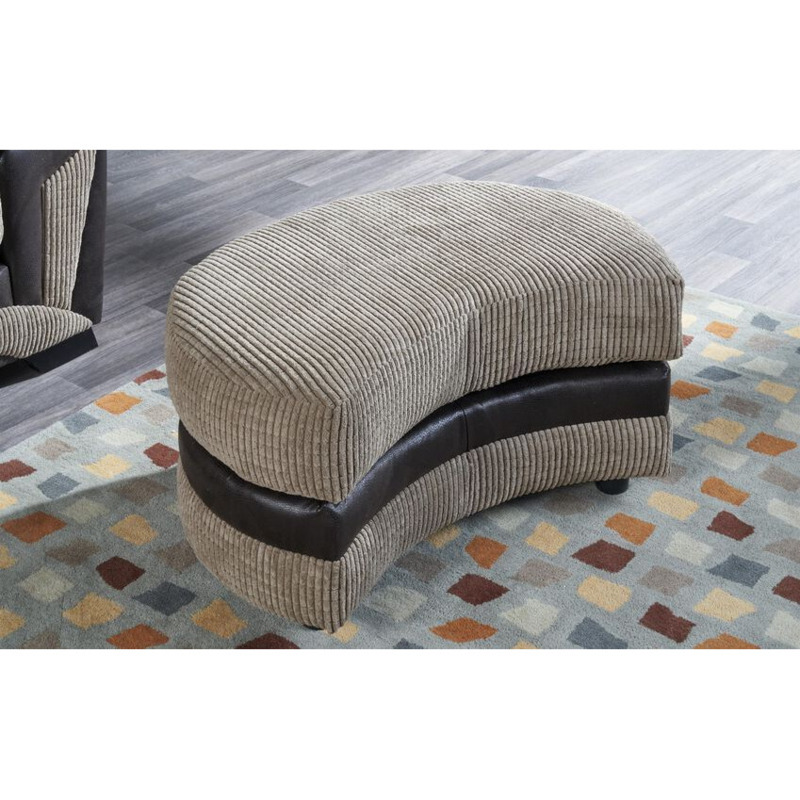 ScS Living Heidi Fabric Half Moon Footstool by SCS | ufurnish.com