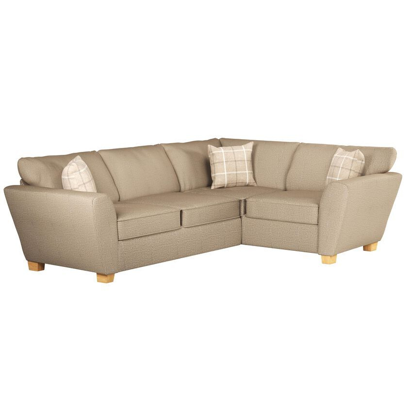 ScS Living Cream Theo Fabric 2 Corner 1 Standard Back Sofa by SCS ...