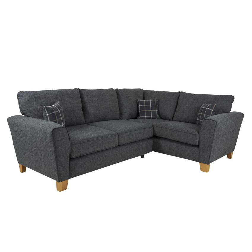 ScS Living Grey Theo Fabric 2 Corner 1 Standard Back Sofa by SCS ...