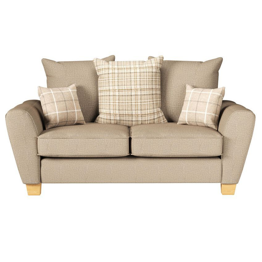 ScS Living Cream Theo Fabric 2 Seater Scatter Back Sofa by SCS ...