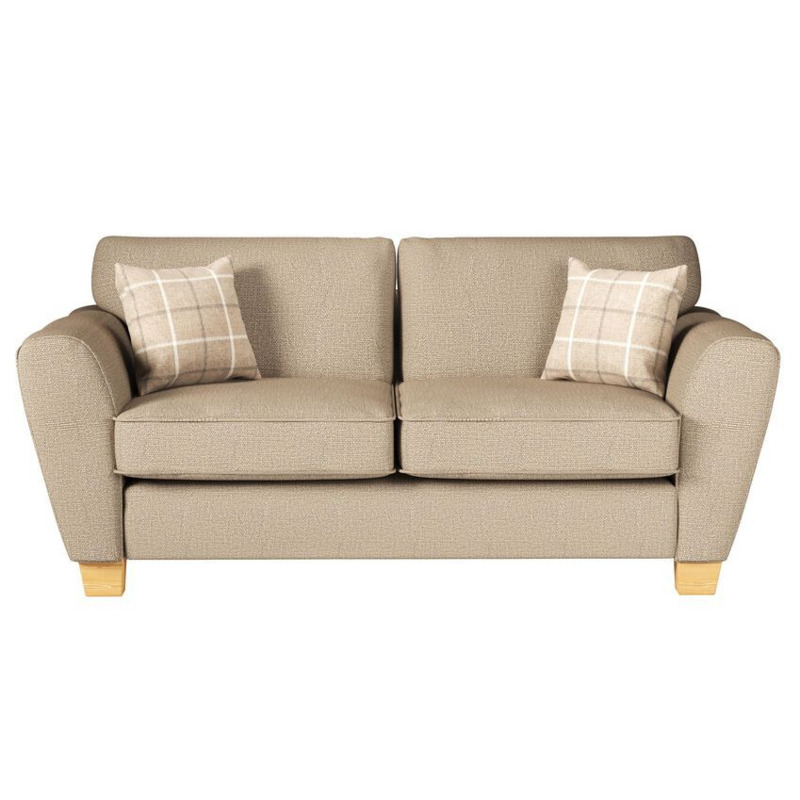 ScS Living Cream Theo Fabric 2 Seater Standard Back Sofa by SCS ...