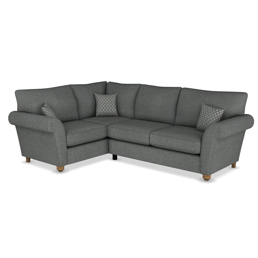 ScS Living Grey Aurora Fabric 1 Corner 2 Standard Back Sofa by SCS ...
