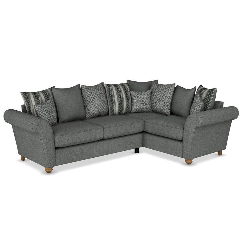 ScS Living Grey Aurora Fabric 2 Corner 1 Scatter Back Sofa by SCS ...