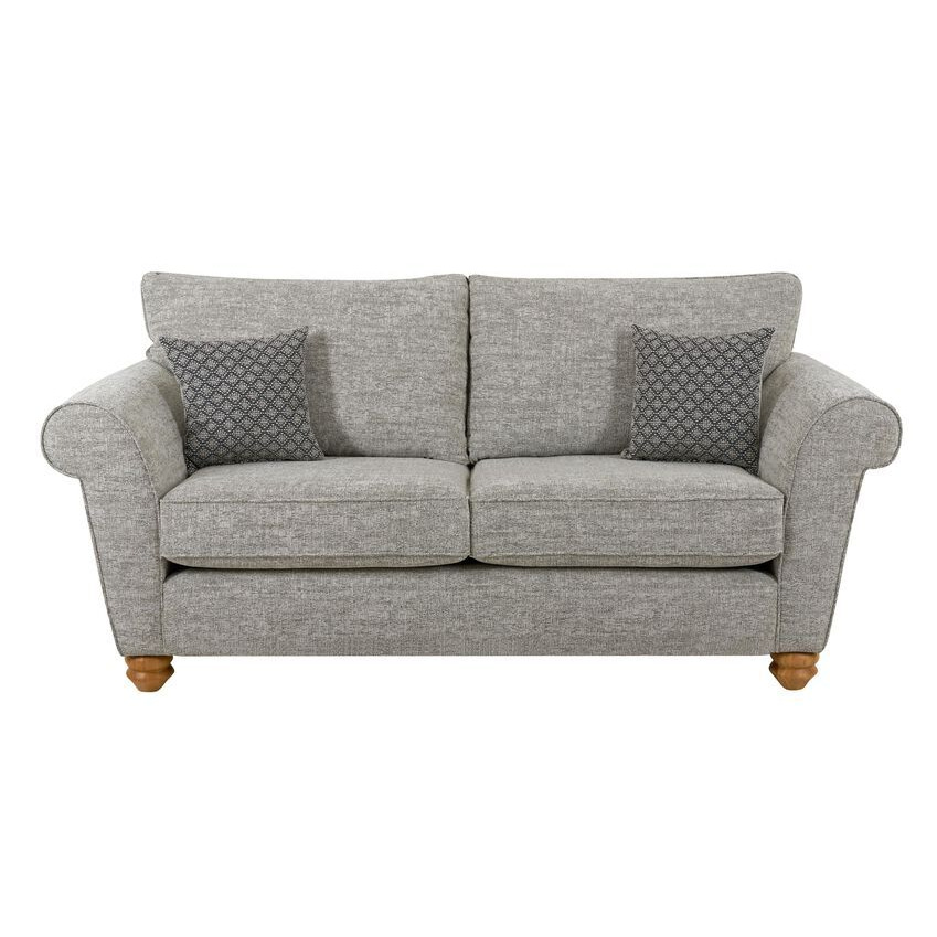 ScS Living Grey Aurora Fabric 2 Seater Standard Back Sofa by SCS ...