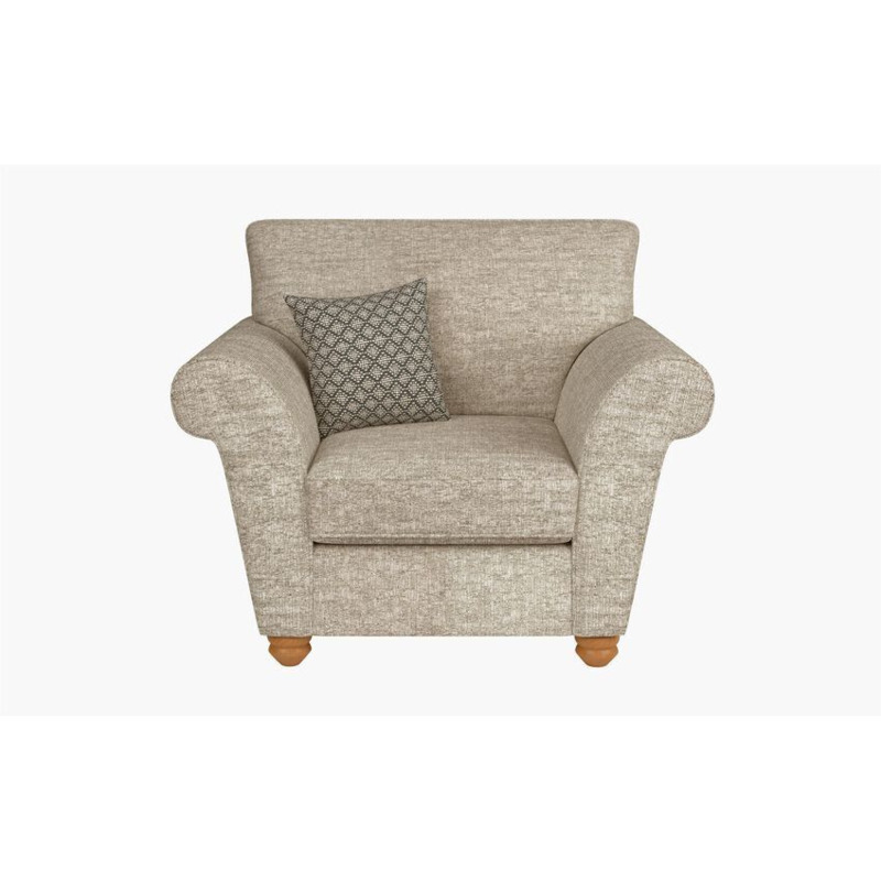 ScS Living Cream Aurora Fabric Standard Chair by SCS | ufurnish.com