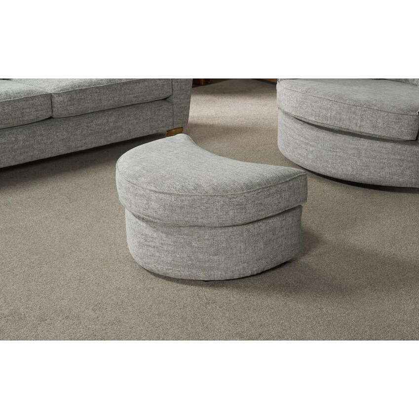 ScS Living Aurora Fabric Twister Footstool by SCS | ufurnish.com